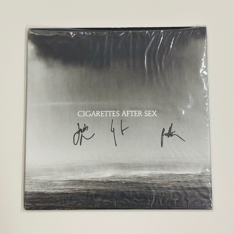 【絕對稀有｜全團親筆簽名黑膠】cigarettes After Sex Cry 事後菸樂團 西洋音樂 唱片 蝦皮購物