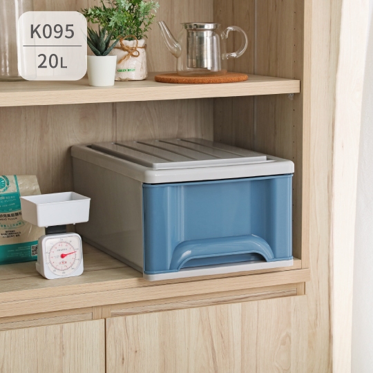 KEYWAY 聯府 K095 / K092 抽屜整理箱 文具整理 內衣整理箱 衣物櫃 玩具整理箱 紅/藍【315百貨】 | 蝦皮購物