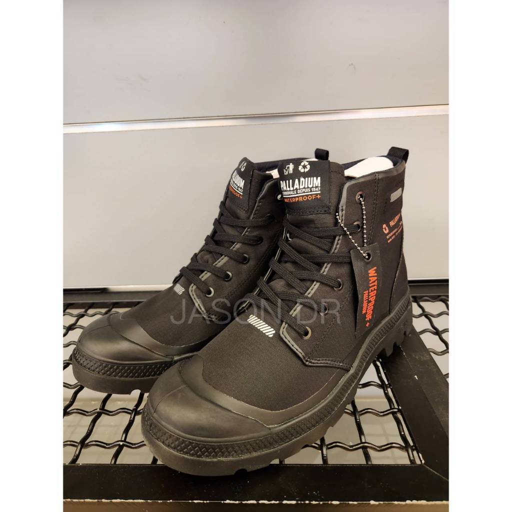 新款 JASON DR (免運費) PALLADIUM 環境永續 再生輕量防水鞋 黑 08848-008 | 蝦皮購物