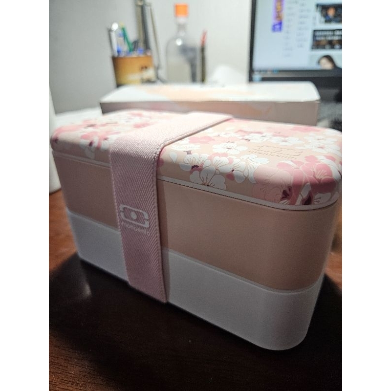 法國 Monbento 原創雙層便當盒 櫻花粉 蝦皮購物
