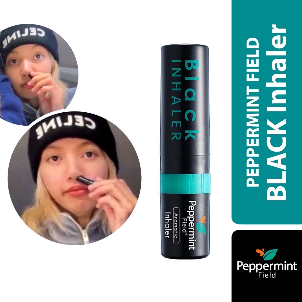 家居｜泰國 Peppermint Field Inhaler Black 黑色版 薄荷精油棒 提神 通鼻 現貨 | 蝦皮購物