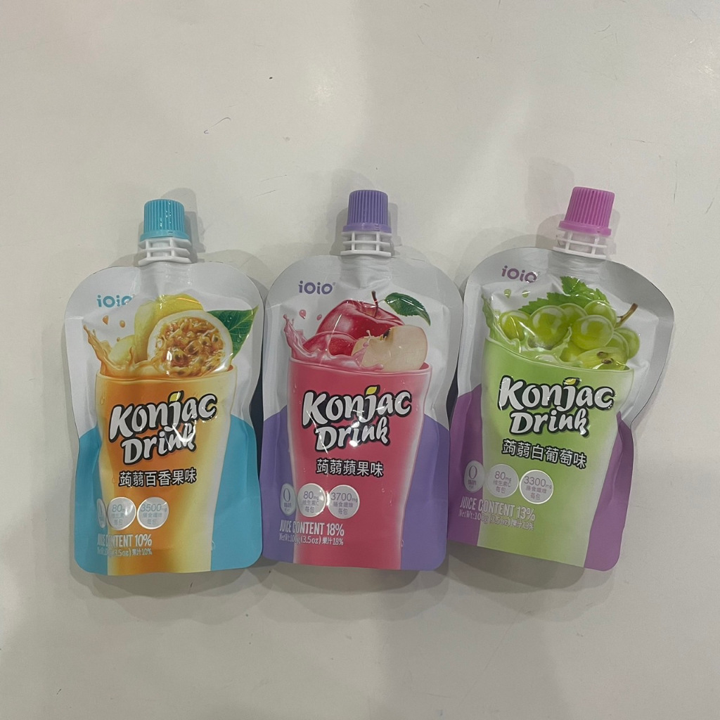 蛋妹⭐ioio超口感蒟蒻飲100g 百香果/白葡萄/蘋果 (效期24/10) | 蝦皮購物