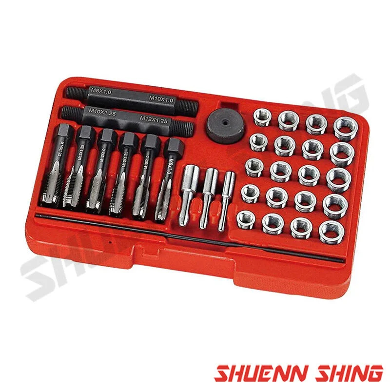 LOCKE汽車工具 33PCS 預熱塞螺牙修護組 JTC-4053 電熱塞 螺牙 螺紋 修護 預熱塞 | 蝦皮購物