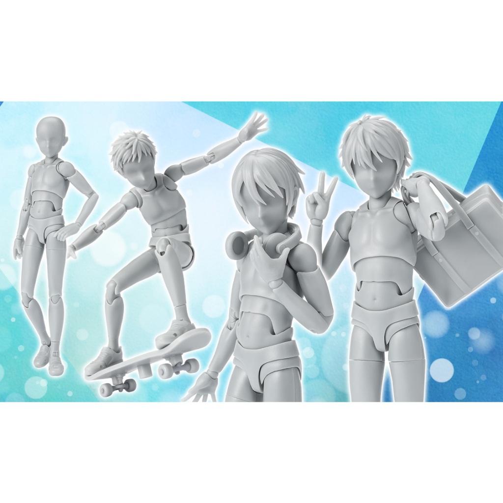 【正版現貨】S.H.F 男性素體 BODY-KUN School Life DX 灰色版 / SHF 學生生活 可動公仔 | 蝦皮購物