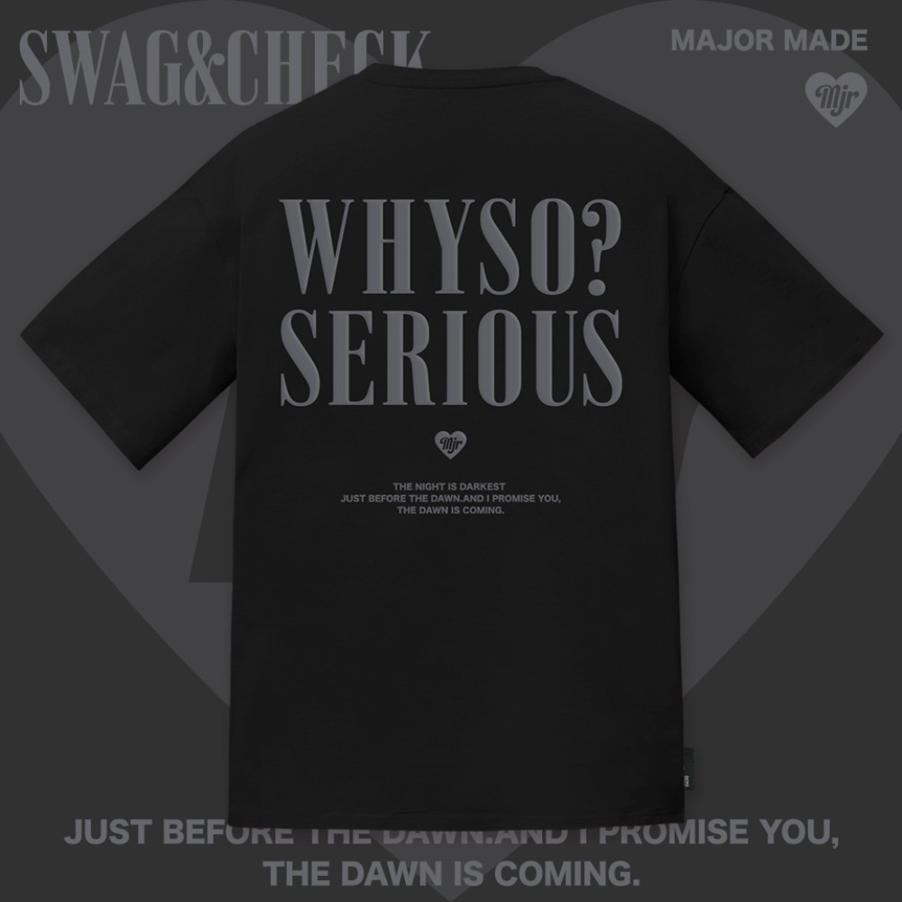 【MAJOR MADE】why so serious短TEE | 蝦皮購物