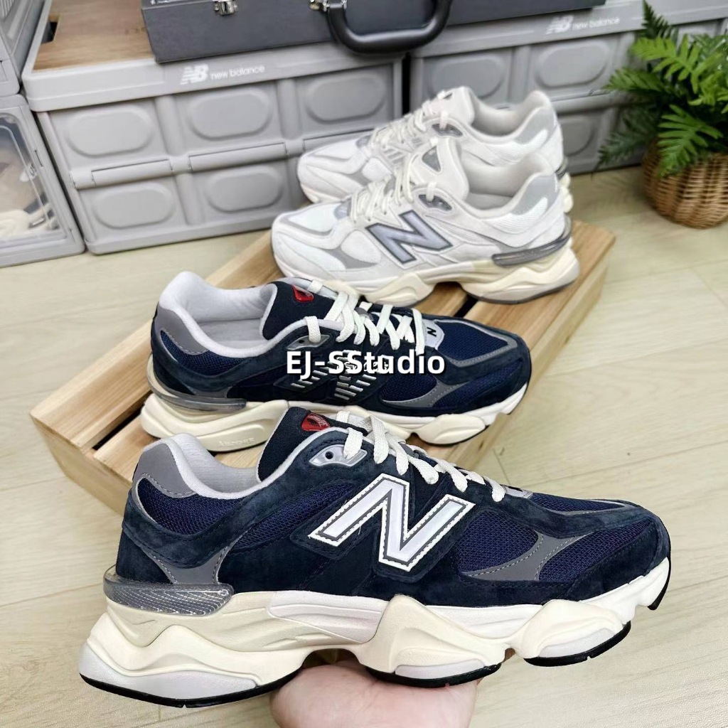 【EJ sports-Studio】New Balance 9060 灰白 米白 nb9060海軍藍 U9060ECA | 蝦皮購物