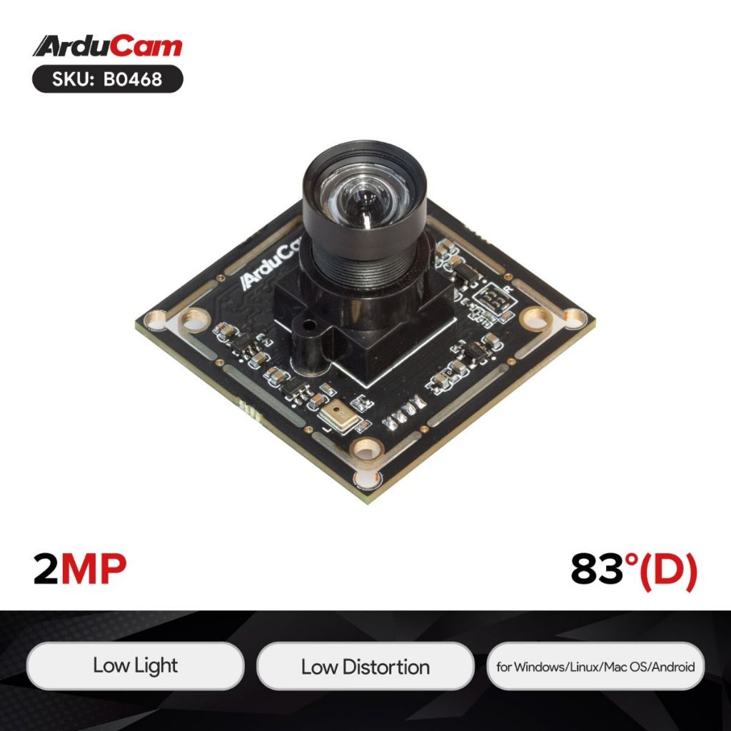 Arducam 1080P Low Light Low Distortion USB Camera Module | 蝦皮購物