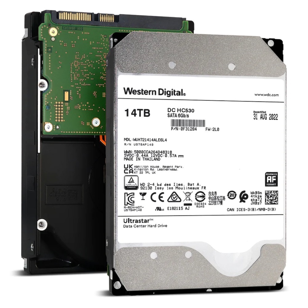 1年保固 WesternDigital Ultrastar WD HC530 14TB WUH721414ALE6L4 | 蝦皮購物