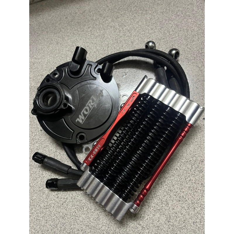 work 油冷 沃克 油冷排 培林式曲軸蓋 勁戰 bws gtr aero | 蝦皮購物