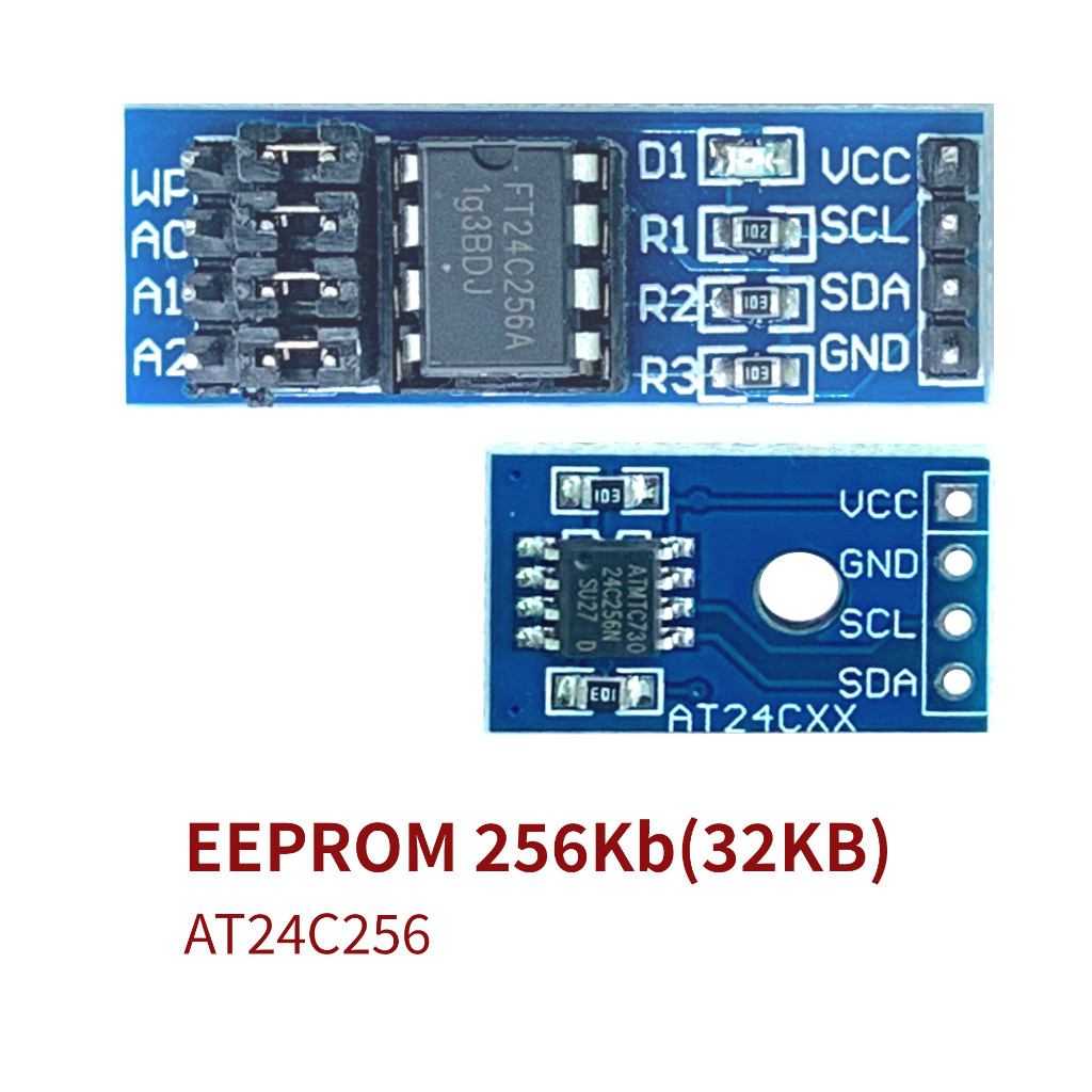 【創客33】EEPROM AT24C256相容 256Kb 32KB I2C | 蝦皮購物
