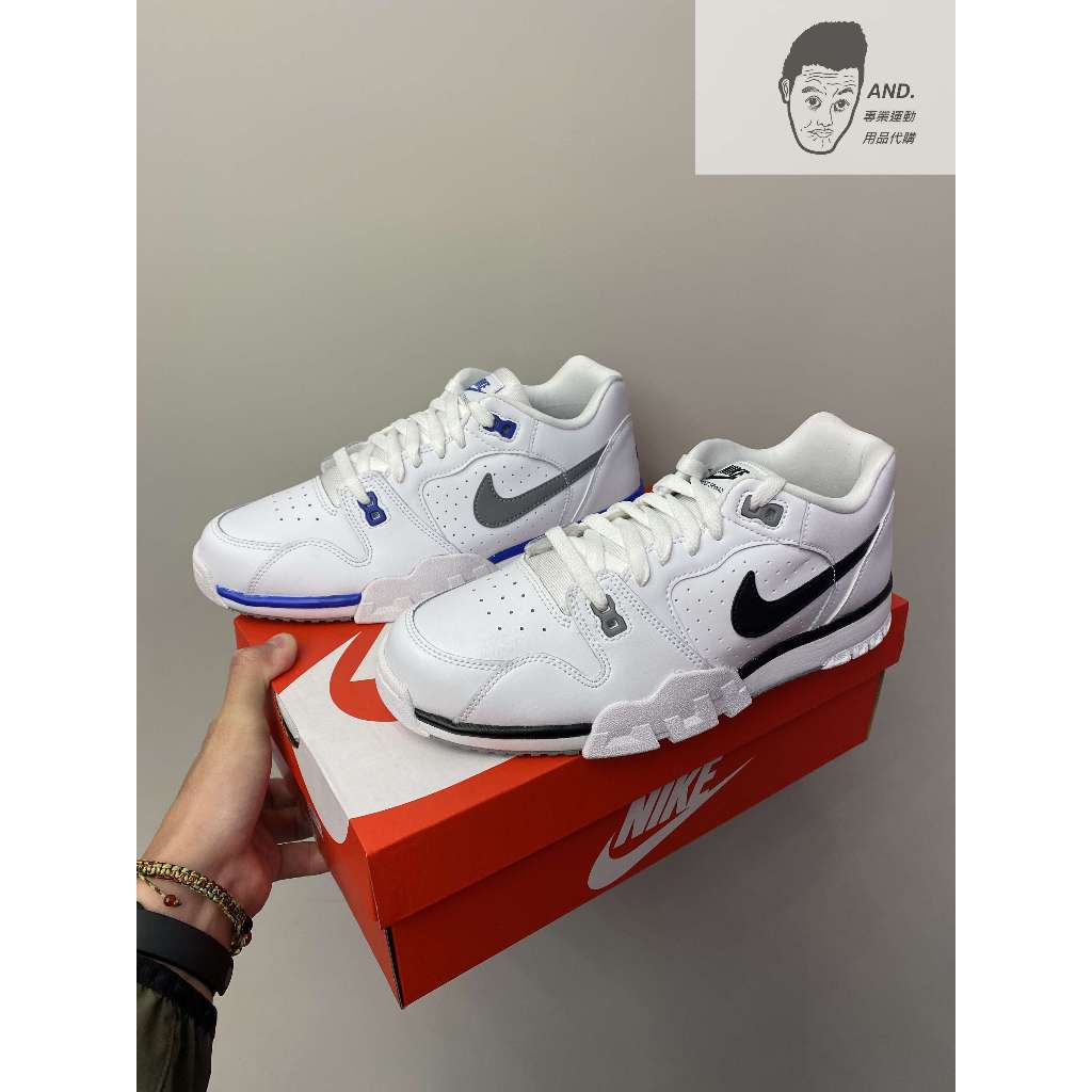 【AND.】NIKE AIR CROSS TRAINER LOW 休閒 穿搭 男女款 白黑/白藍 CQ9182-106豐 | 蝦皮購物