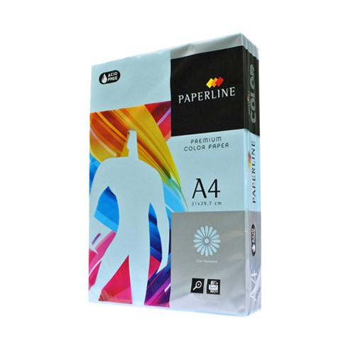 含稅附發票【奇奇文具】PAPERLINE 80P / A4 進口彩色影印紙/多功能紙 綜合賣場 9色任選 500張/包 | 蝦皮購物