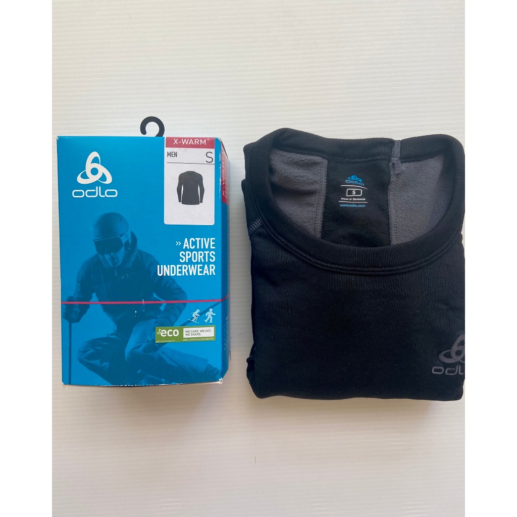 【隔壁山友】現貨 Odlo Active X-Warm Eco 男款 保暖長袖 登山 底層 銀離子 | 蝦皮購物