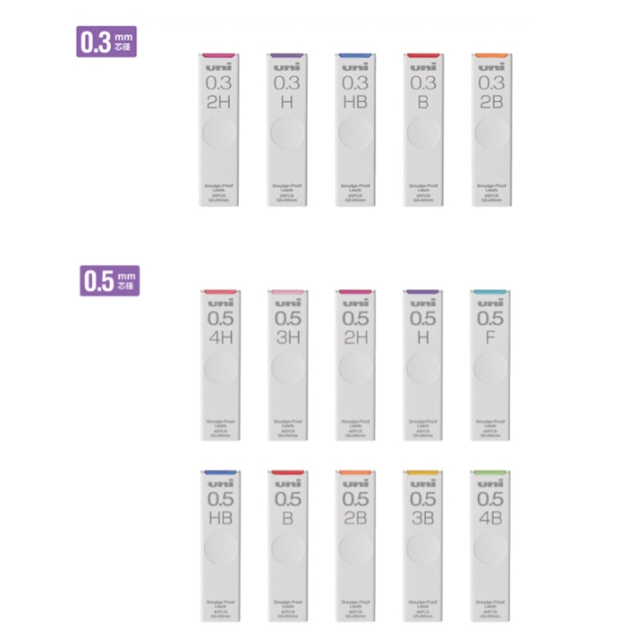 【角落文房】UNI 三菱 UL-S-0.5-40 UL-S-0.3-25 抗汙自動鉛筆芯 筆芯 0.5mm/ 0.3mm | 蝦皮購物