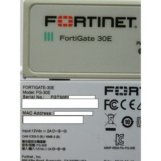 Fortinet Fortigate 30E UTM Firewall 授權至/24/25含原廠電源 | 蝦皮購物