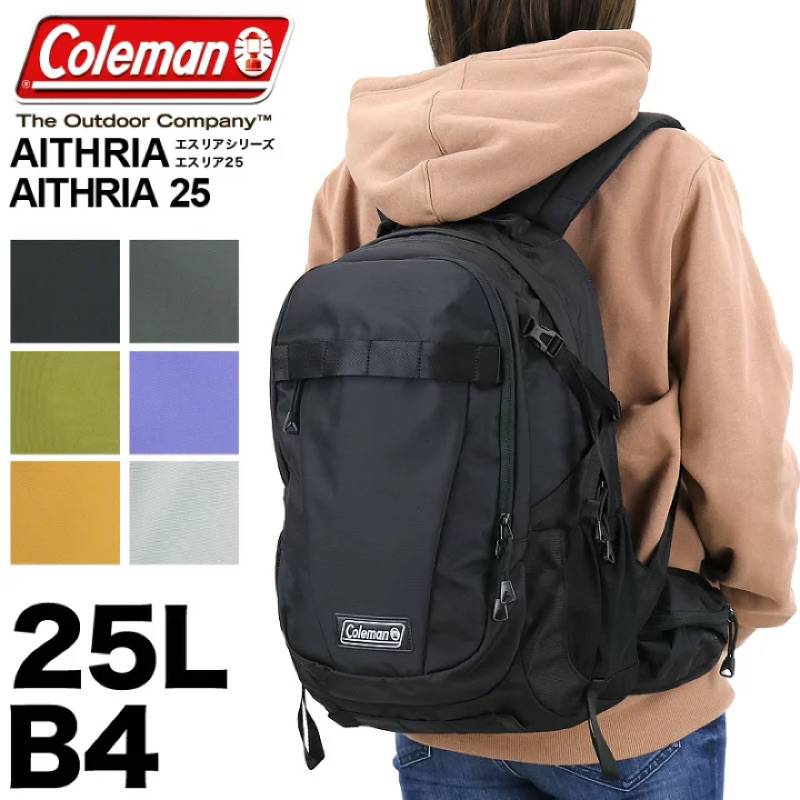 *Mars*日本正品 全現貨 COLEMAN AITHRIA 25L BACKPACK 登山 後背包 B4 | 蝦皮購物
