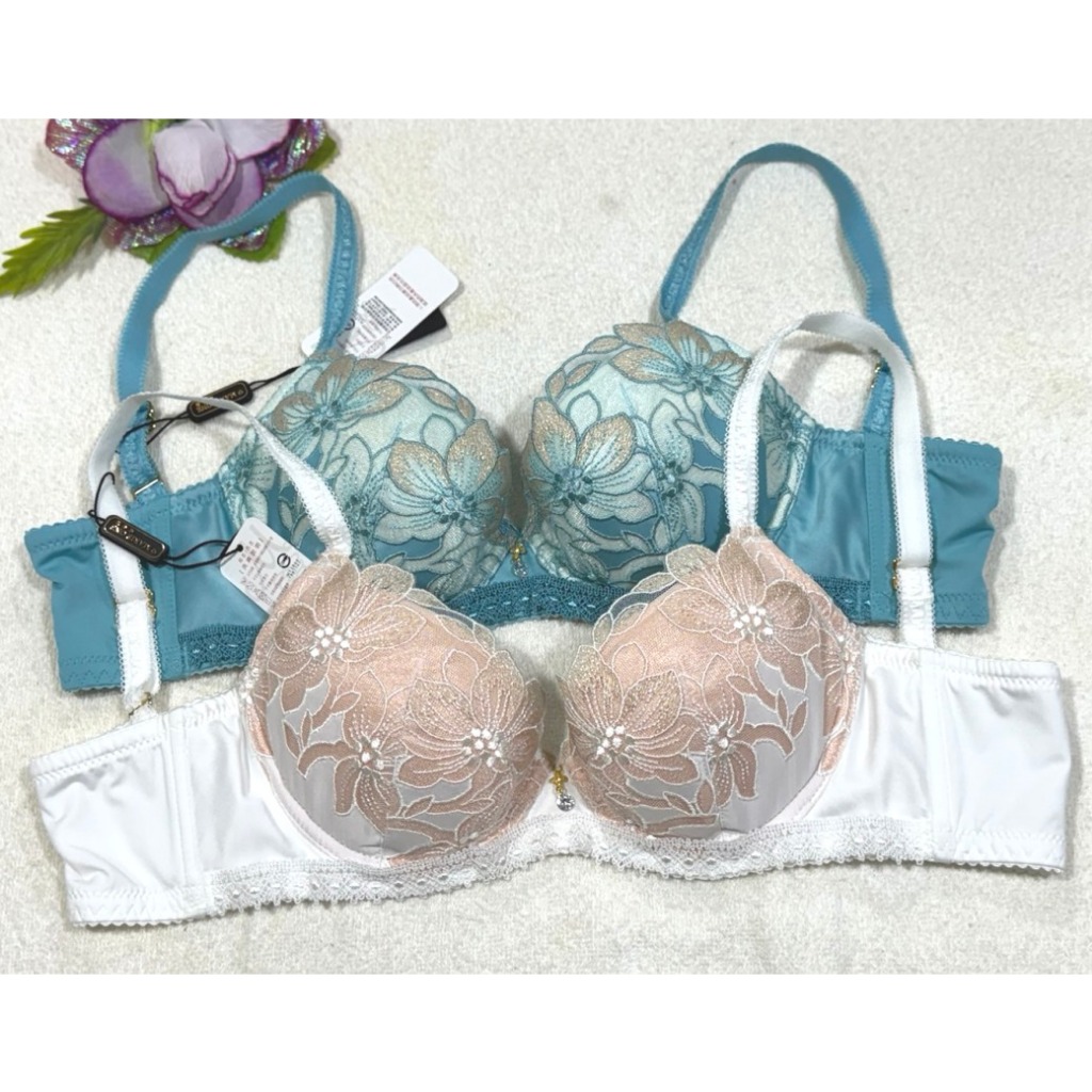 曼黛瑪璉】Marie One(唯曼黛) 刺繡蕾絲內衣【G62024】75B,75C,80B,80F,90E~牙白,輕漾綠 | 蝦皮購物