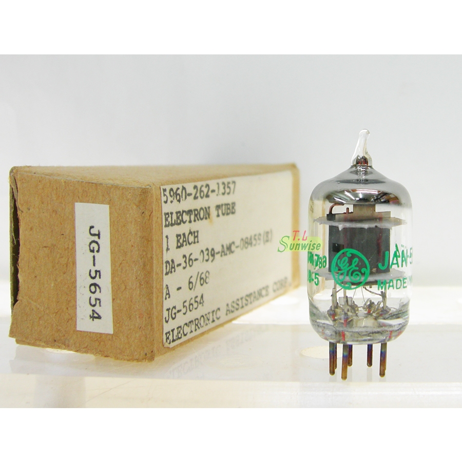 特殊軍規管 6AK5 ︽NO:61072 美國 GE JAN-5654 (NIB) 真空管( 5654 ; 中國 6J1 | 蝦皮購物