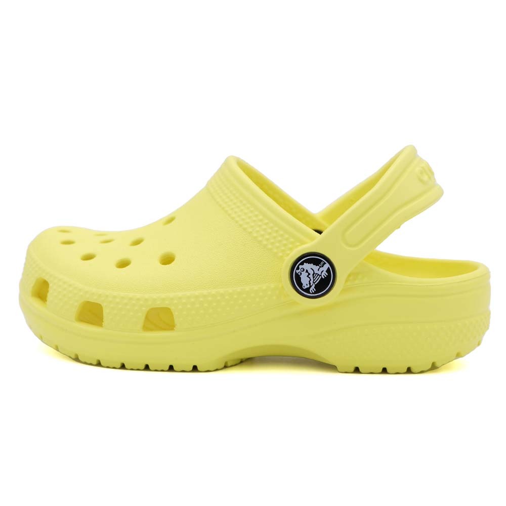 Crocs classic clog k卡駱馳 洞洞鞋 防水 小中童 檸檬 R6926 (204536-7HD) | 蝦皮購物