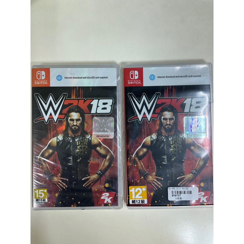 《全新二手現貨速寄》NS Switch WWE W2K18 英文版摔角 全新 二手 遊戲商品現貨 | 蝦皮購物