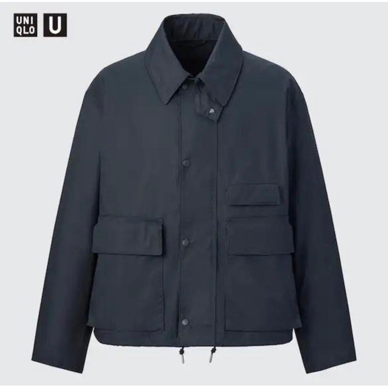 UNIQLO U 22FW 寬版布勞森外套 藍L | 蝦皮購物
