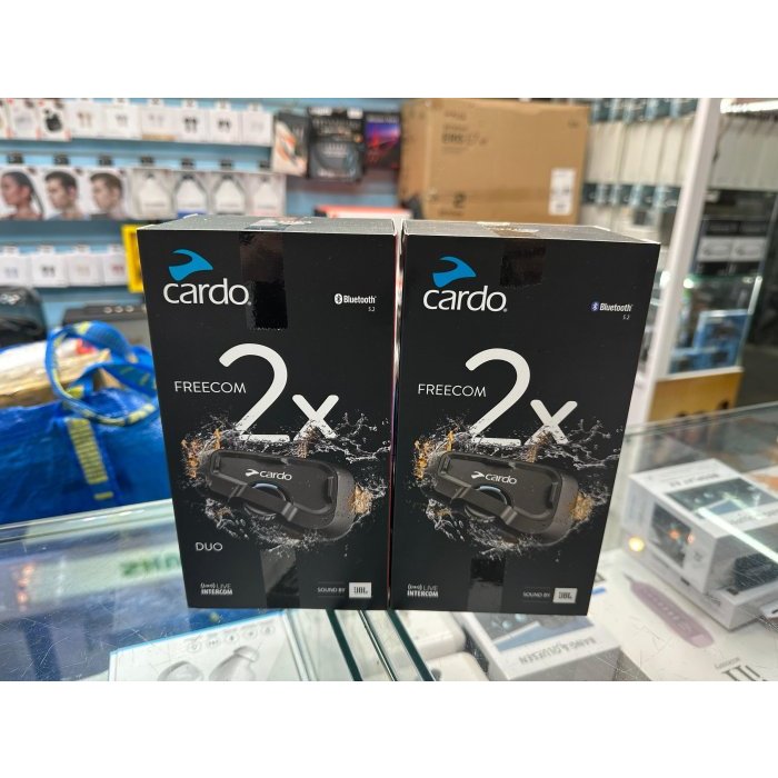 禾豐音響 領卷現折【Cardo】FREECOM 2X 安全帽通訊藍牙耳機 ( 台灣代理 - 原廠公司貨 ) | 蝦皮購物