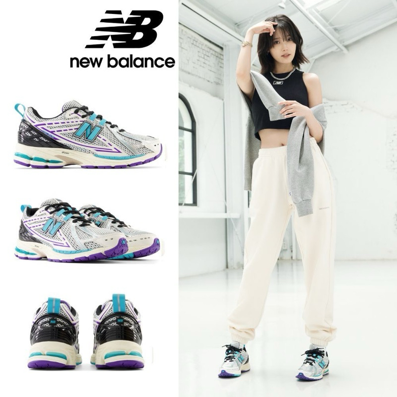 New Balance 復古 中性 NB 運動鞋 銀紫藍 D楦 1906R 全新 US7 | 蝦皮購物