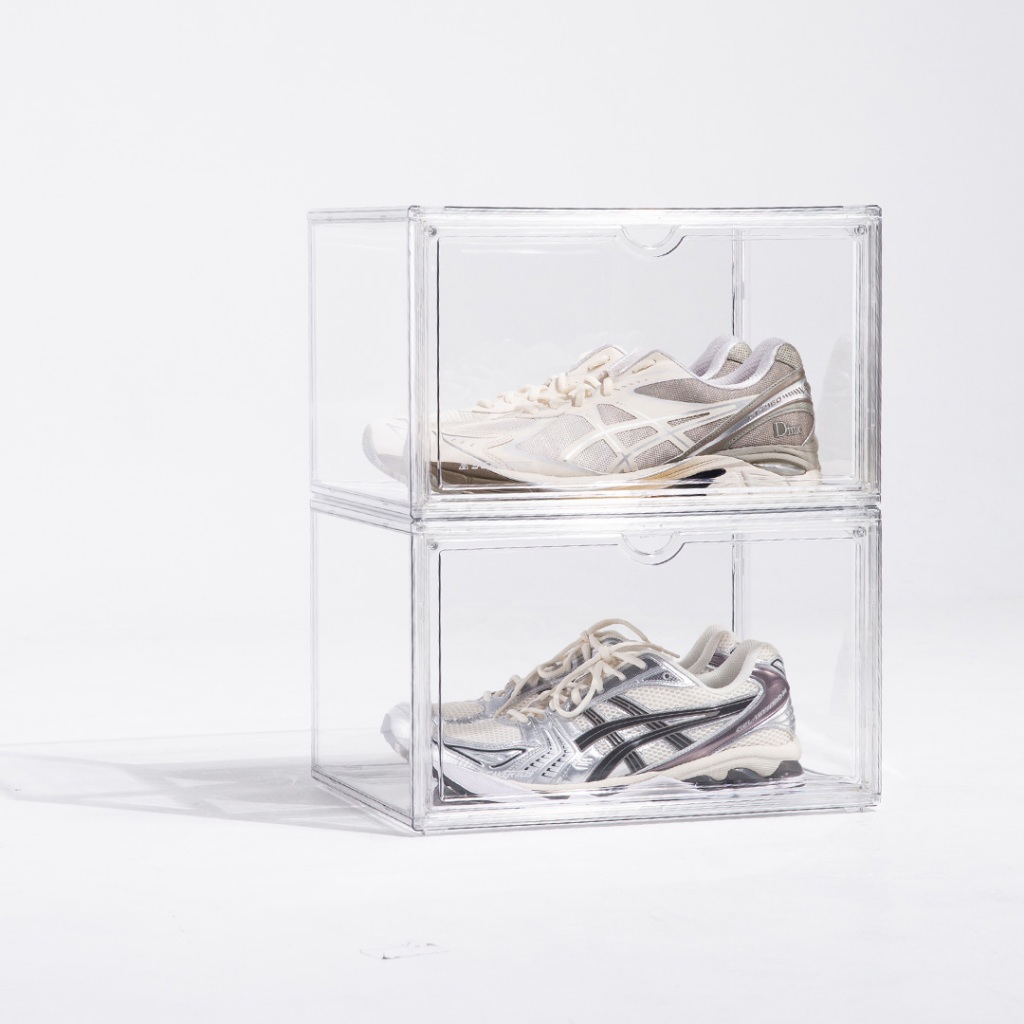 SNEAKER MOB SNEAKER BOX 磁吸 側開 球鞋盒 全透 透明 全透明 防塵 全時抗UV【高冠國際】 | 蝦皮購物