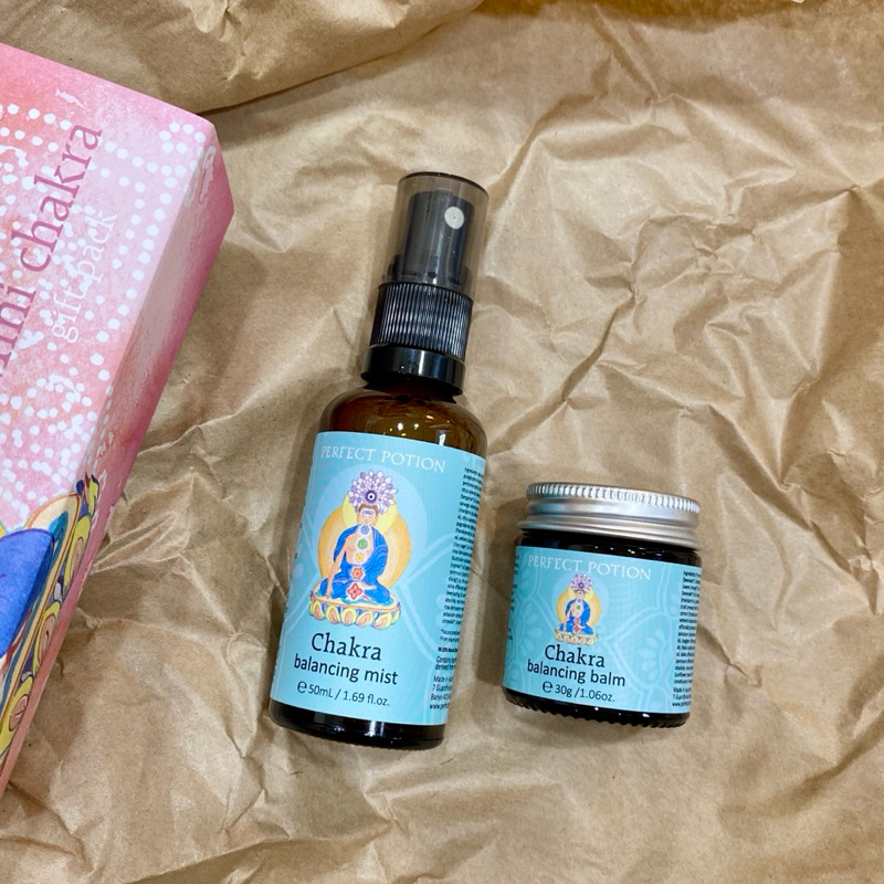 澳洲Perfect potion脈輪chakra系列 禮盒組 脈輪平衡精油香氛噴霧 50ml +七輪平衡香膏30g | 蝦皮購物