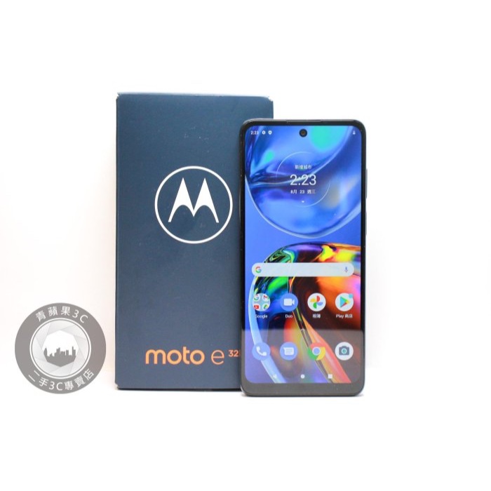 【台南橙市3C】Motorola Moto e32 4+64G 灰 6.5 吋 二手手機 #85784 | 蝦皮購物