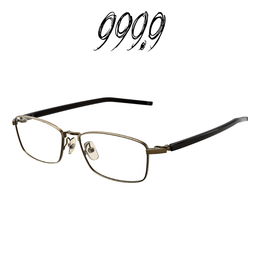 日本 999.9 Four Nines 眼鏡 S-648T C.3 (古銅金) 鏡框【原作眼鏡】 | 蝦皮購物