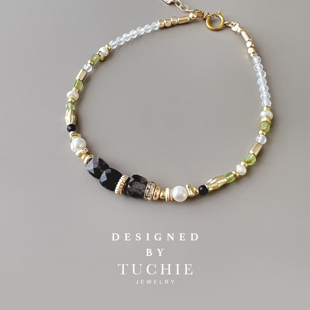 現貨實拍 堇青石 橄欖石 月光石 / 招財 好人緣 堅定信心 招桃花 / 手鍊 手鏈 TUCHIE輕珠寶 | 蝦皮購物