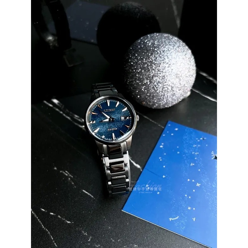 CITIZEN 星辰 Eco-Drive 系列 天川銀河限定版女錶 EW2595-81L公司貨 情人節推薦 | 蝦皮購物