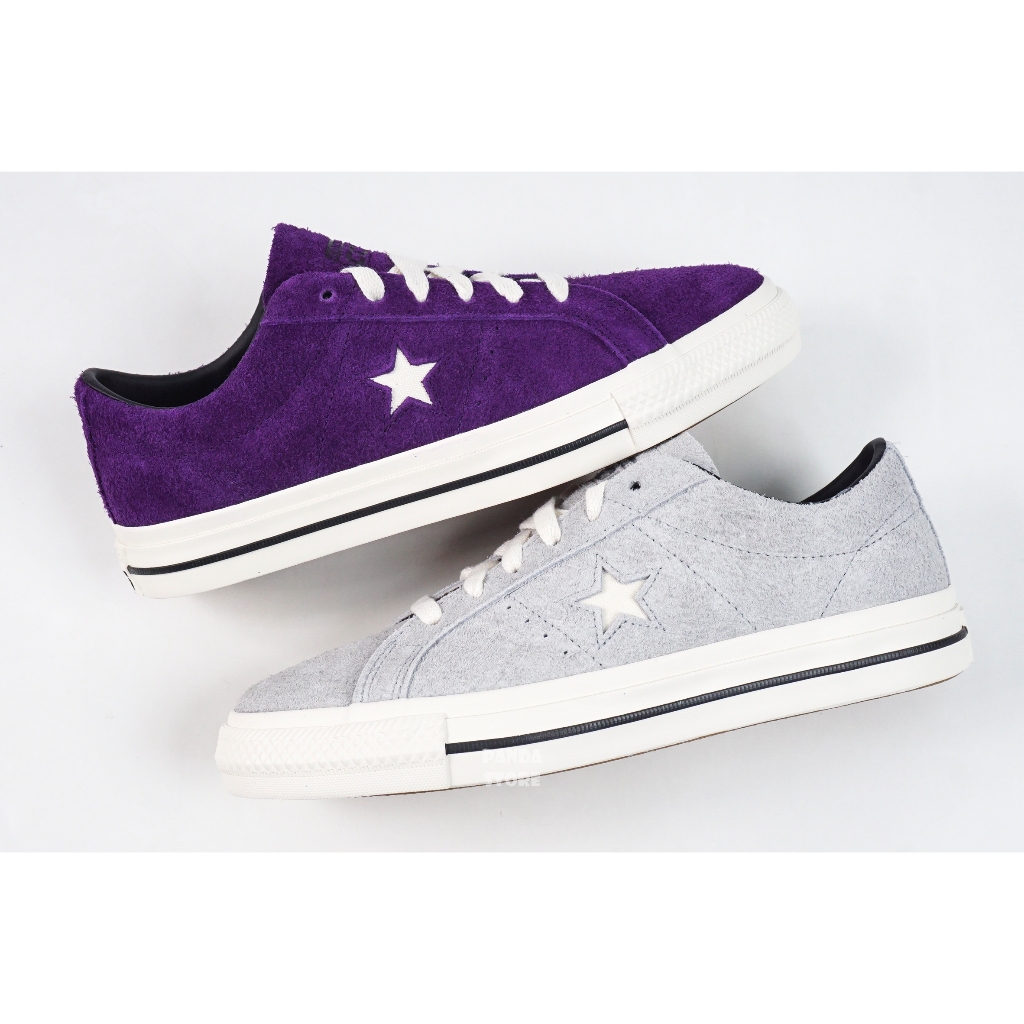 胖達）CONVERSE ONE STAR PRO 麂皮 運動鞋 A08141C 紫 A08128C 灰 男女鞋 | 蝦皮購物