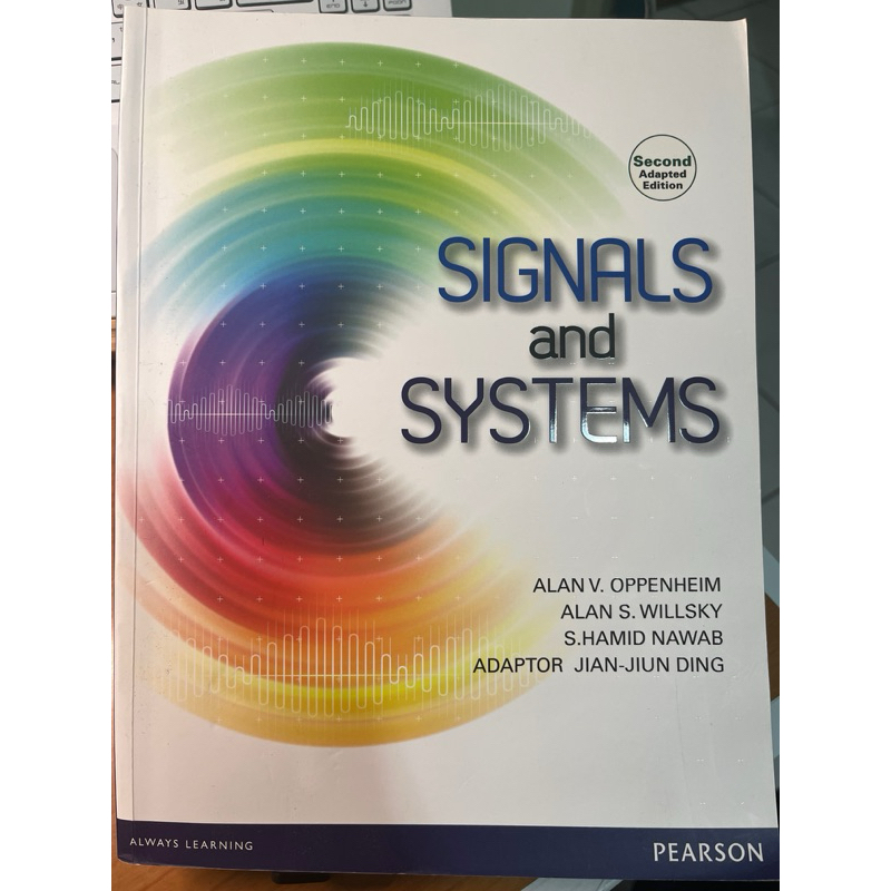 Signal and System 2/E 訊號與系統第二版ALAN.V OPPENHEIM | 蝦皮購物