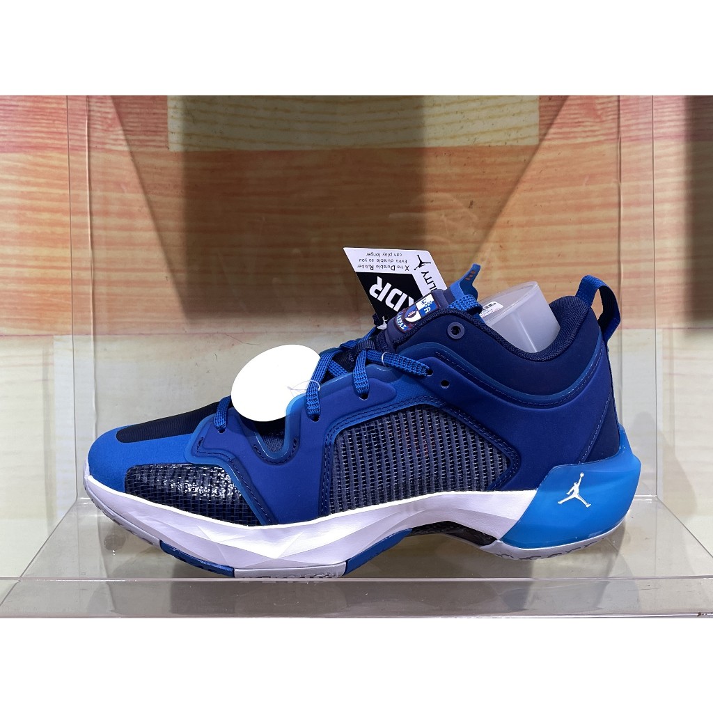 【BOBO】NIKE AIR JORDAN XXXVII LOW PF 藍黑白喬丹37代籃球鞋男 DV9908-401 | 蝦皮購物