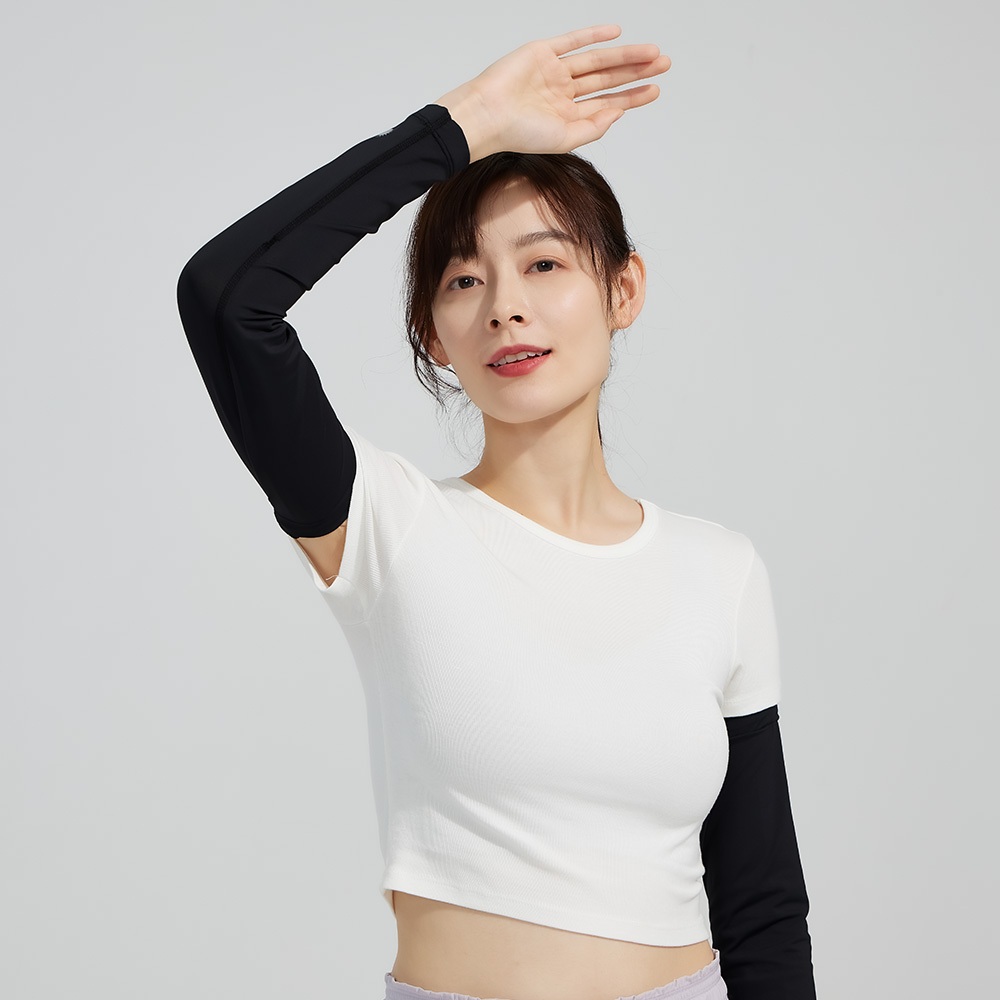 【UV100】防曬 抗UV-Apex涼感彈性鬆緊袖套-止滑臂圍(KA24417)-蝦皮獨家款 | 蝦皮購物