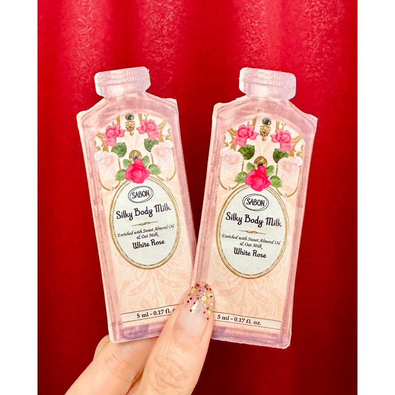 全新 專櫃 SABON 限量 復刻 回歸 白玫瑰 絲綢 身體 乳液 5ml 期限2026.07 | 蝦皮購物
