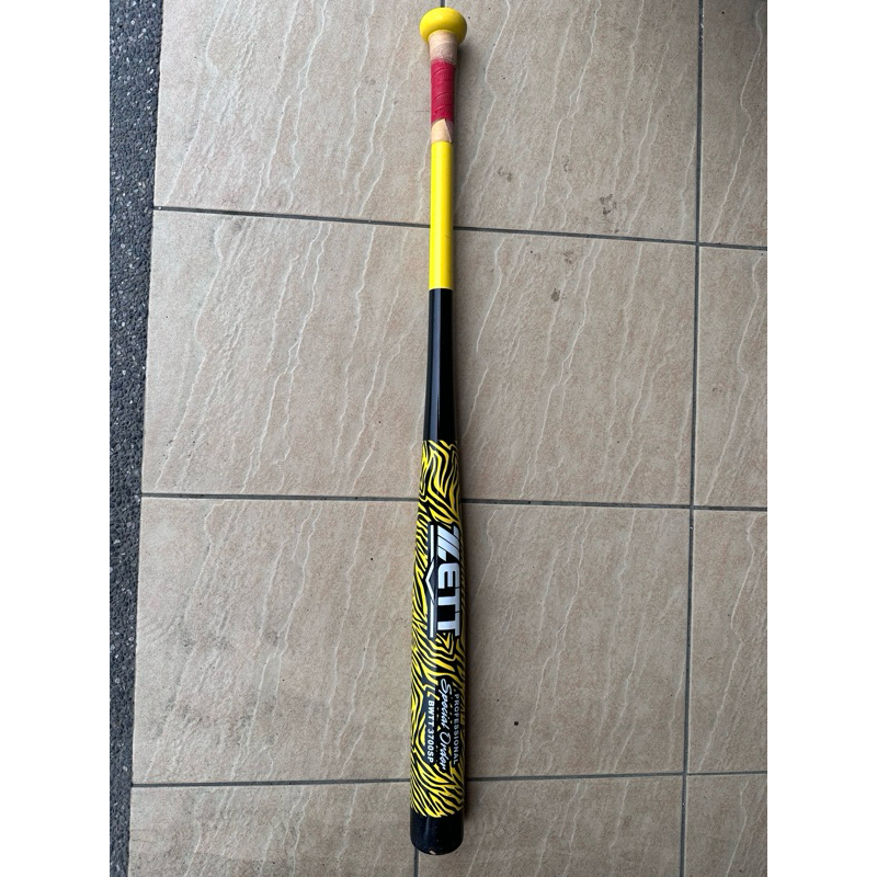 ZETT 高級比賽用楓木慢壘木棒BWTT-3700SP斑馬紋/鮮亮黃斑馬紋（保存良好優惠） | 蝦皮購物