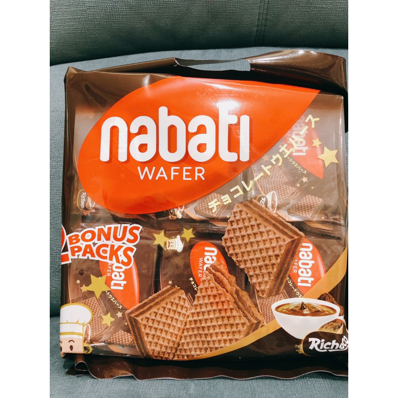 短效出清 麗芝士Nabati 巧克力威化餅(414g) | 蝦皮購物