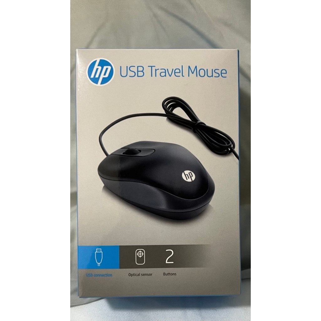 惠普HP USB 旅行用滑鼠 USB 差旅用滑鼠 USB Travel Mouse 全新盒裝 | 蝦皮購物