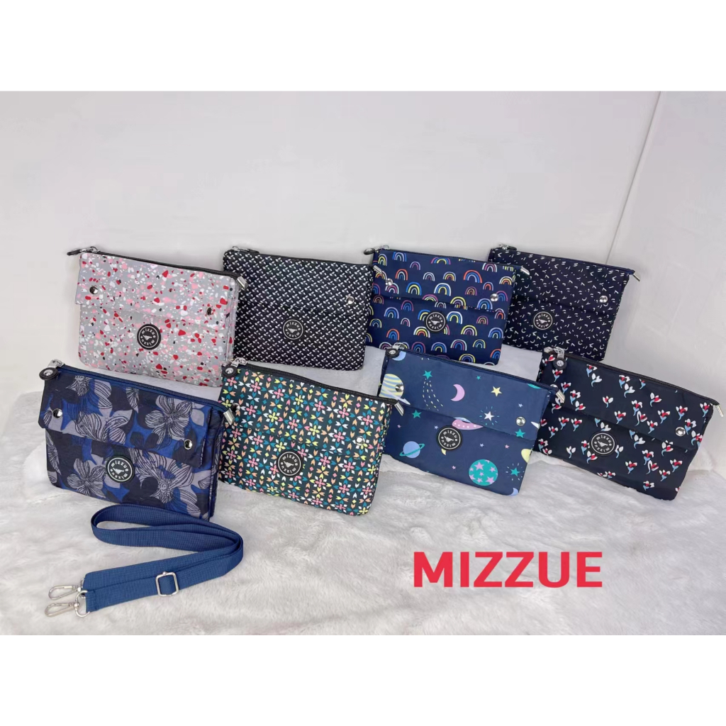 MIZZUE(現貨16色)韓版🎀防潑水💦💦尼龍三層橫式拉鏈手提斜背包🎀 輕巧小包手提包側背包肩背包手機包化妝包PL889 | 蝦皮購物