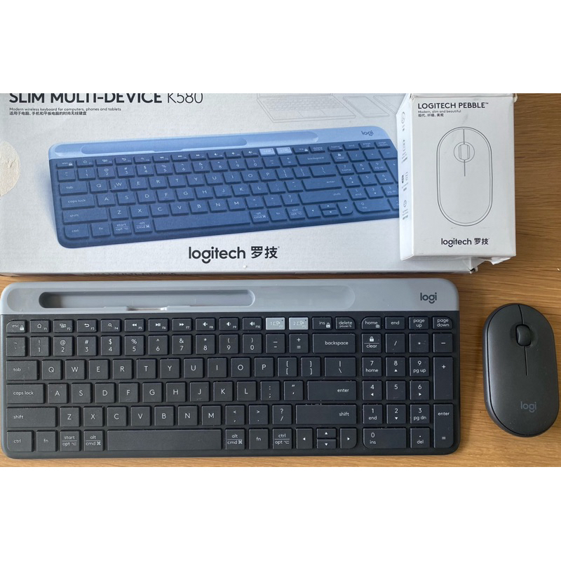 羅技 Logitech K580+M350 無線藍牙鍵鼠組 | 蝦皮購物