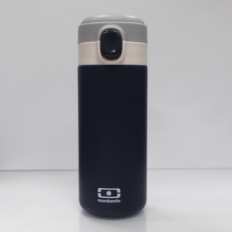 展示樣品出清-含紙盒 未使用 法國MONBENTO 保溫杯 保溫瓶 隨身水瓶 深藍色 360ml | 蝦皮購物