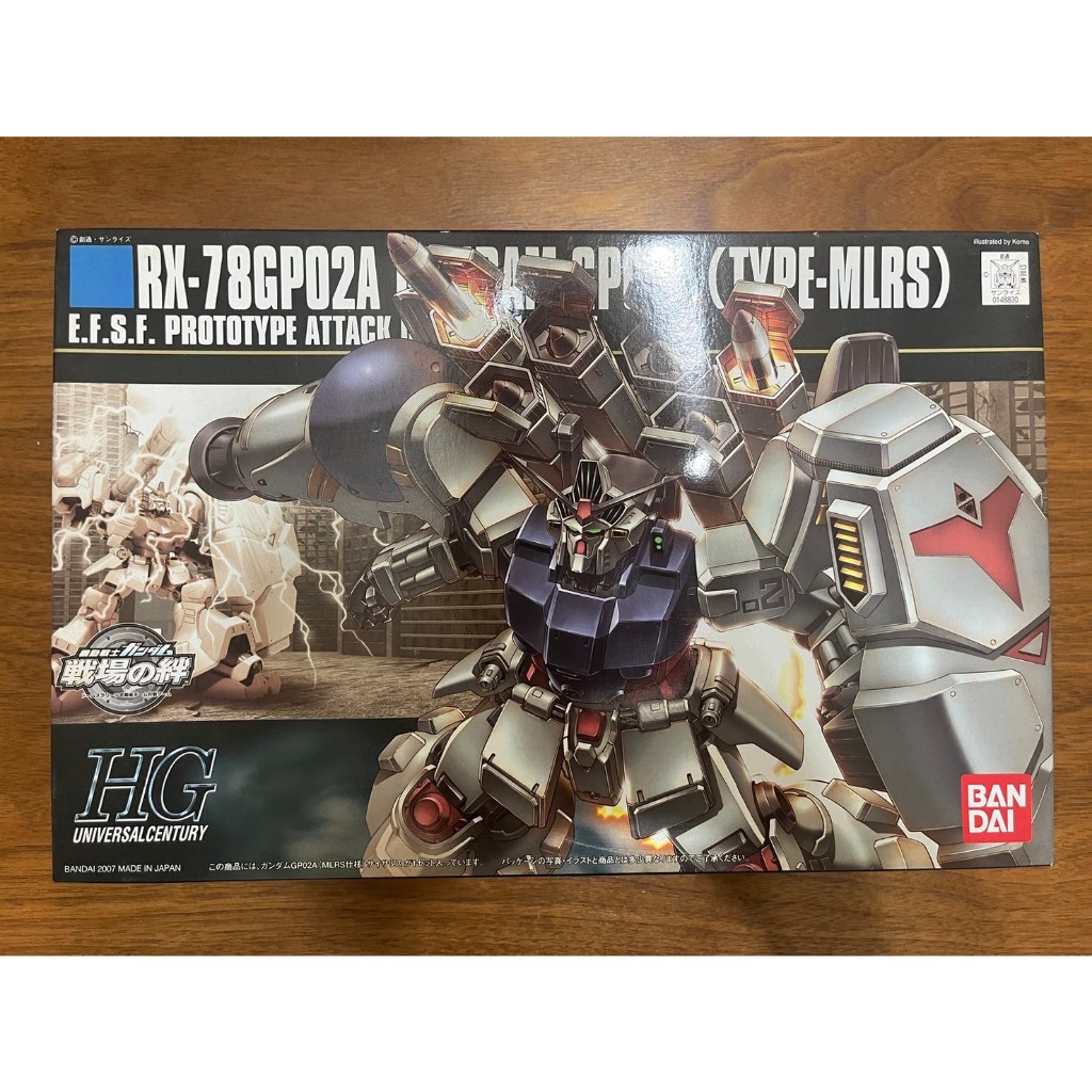 BANDAI HG 1/144 HGUC RX-78 GP02A TYPE-MLRS | 蝦皮購物