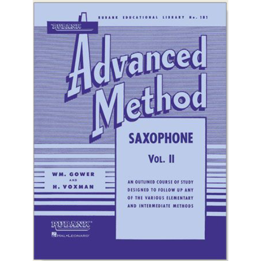 【鼎達文化】Rubank Advanced Method for Saxophone 薩克斯風高階教本 Vol. Ⅱ | 蝦皮購物