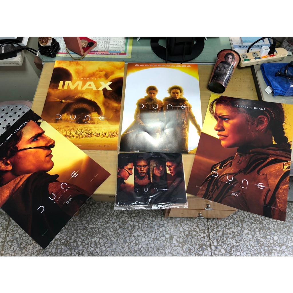 沙丘海報滑鼠墊 電影上映周邊限量商品 IMAX款 A3海報4張加滑鼠墊加吸管杯 全套全新共一組 收藏品珍藏品 | 蝦皮購物