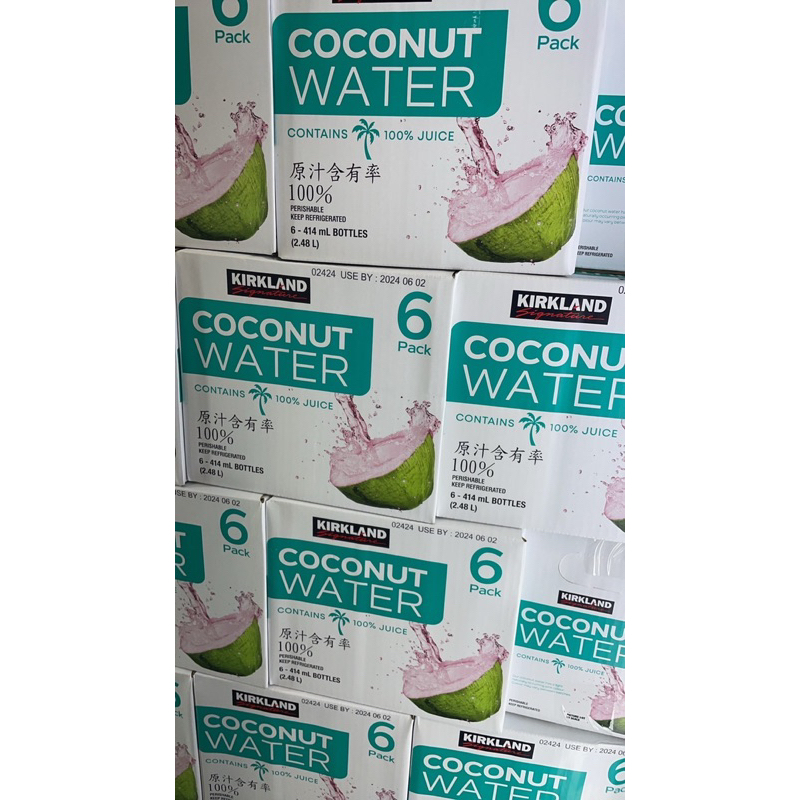 第1賣埸Coconut water椰子水414M L X6pk低溫配送#1650112 | 蝦皮購物