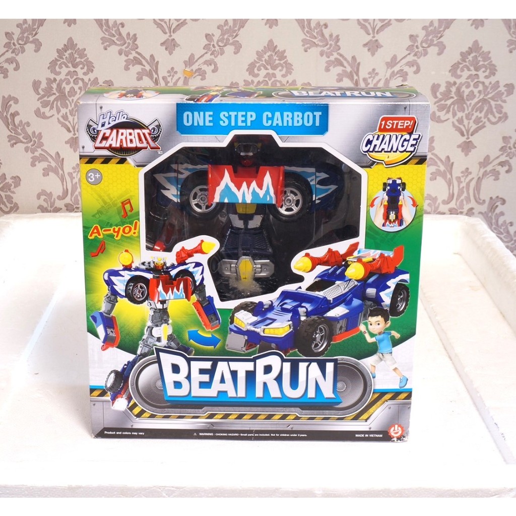 二手 HELLO CARBOT 衝鋒戰士 激速躍動 BEATRUN 變形機器人 機器人 玩具 變身 | 蝦皮購物