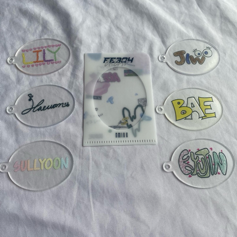 nmixx 吊飾 迷你資料夾 haewon sullyoon lilly bae kyujin jiwoo | 蝦皮購物